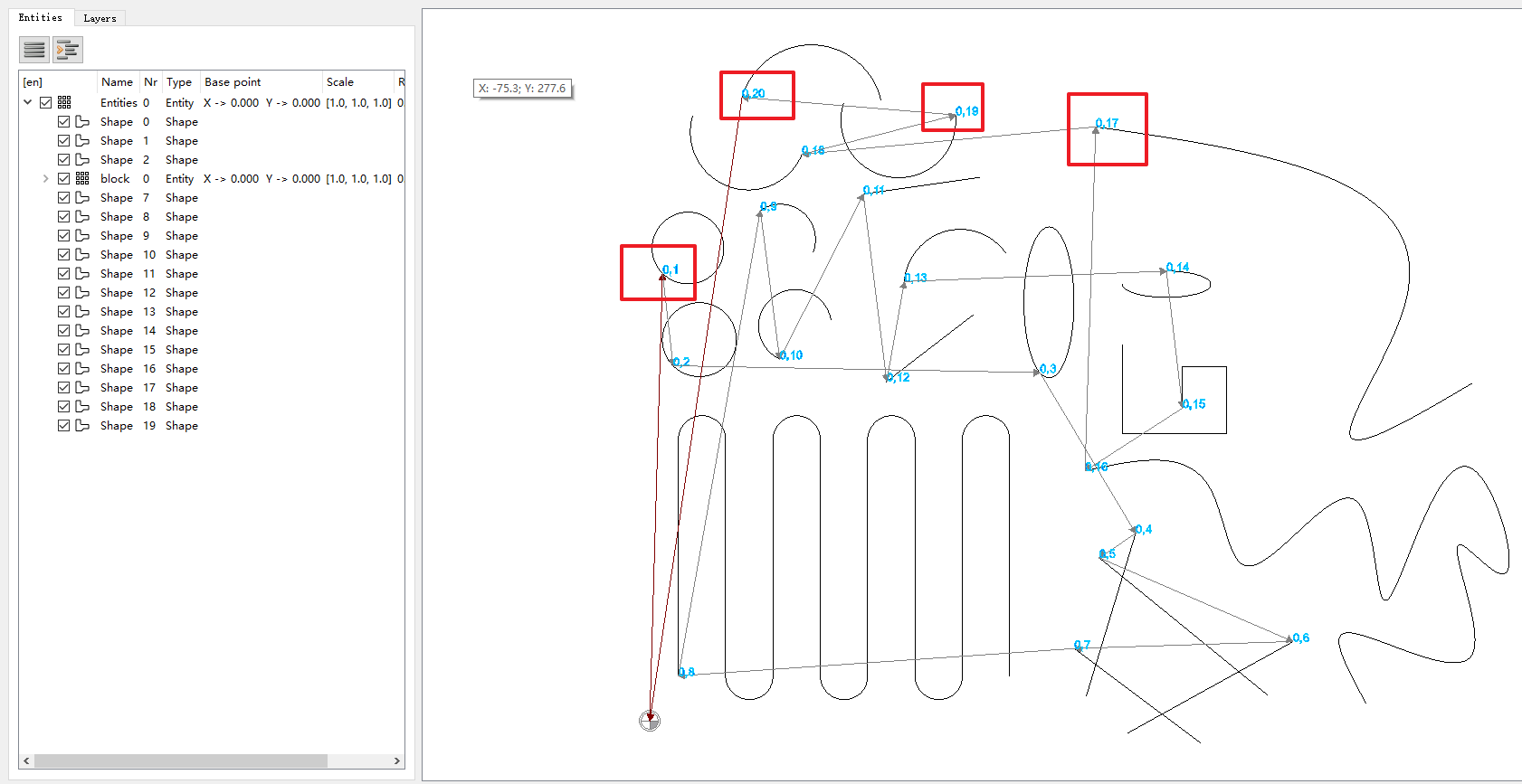 增加分拣号显示，并标注加工方向 #132 | GRBL官方网站