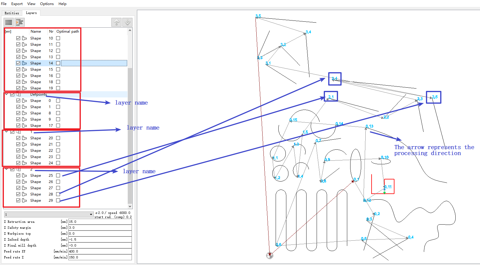 增加分拣号显示，并标注加工方向 #132 | GRBL官方网站
